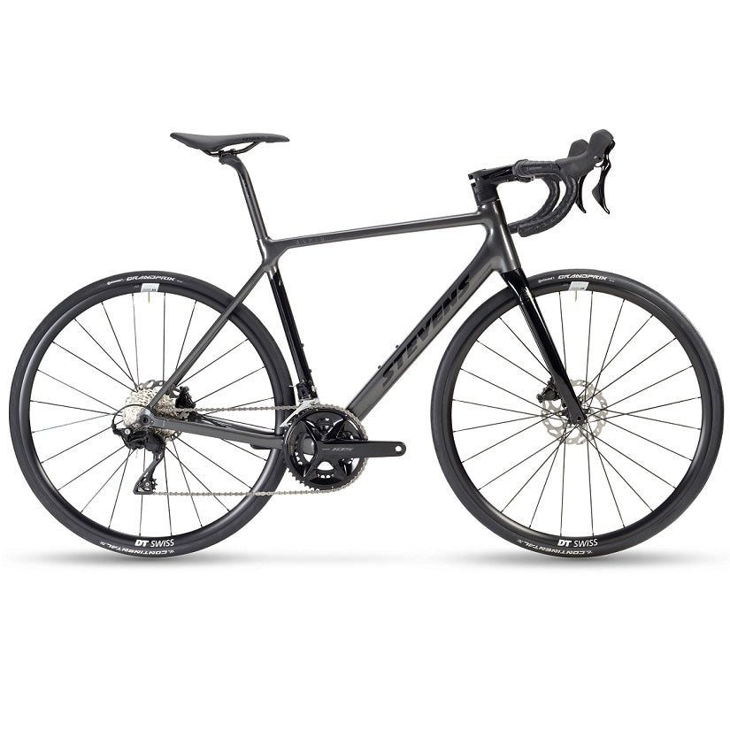 Stevens Aspin Disc Racercykel - Smoked Steel— Heino Cykler